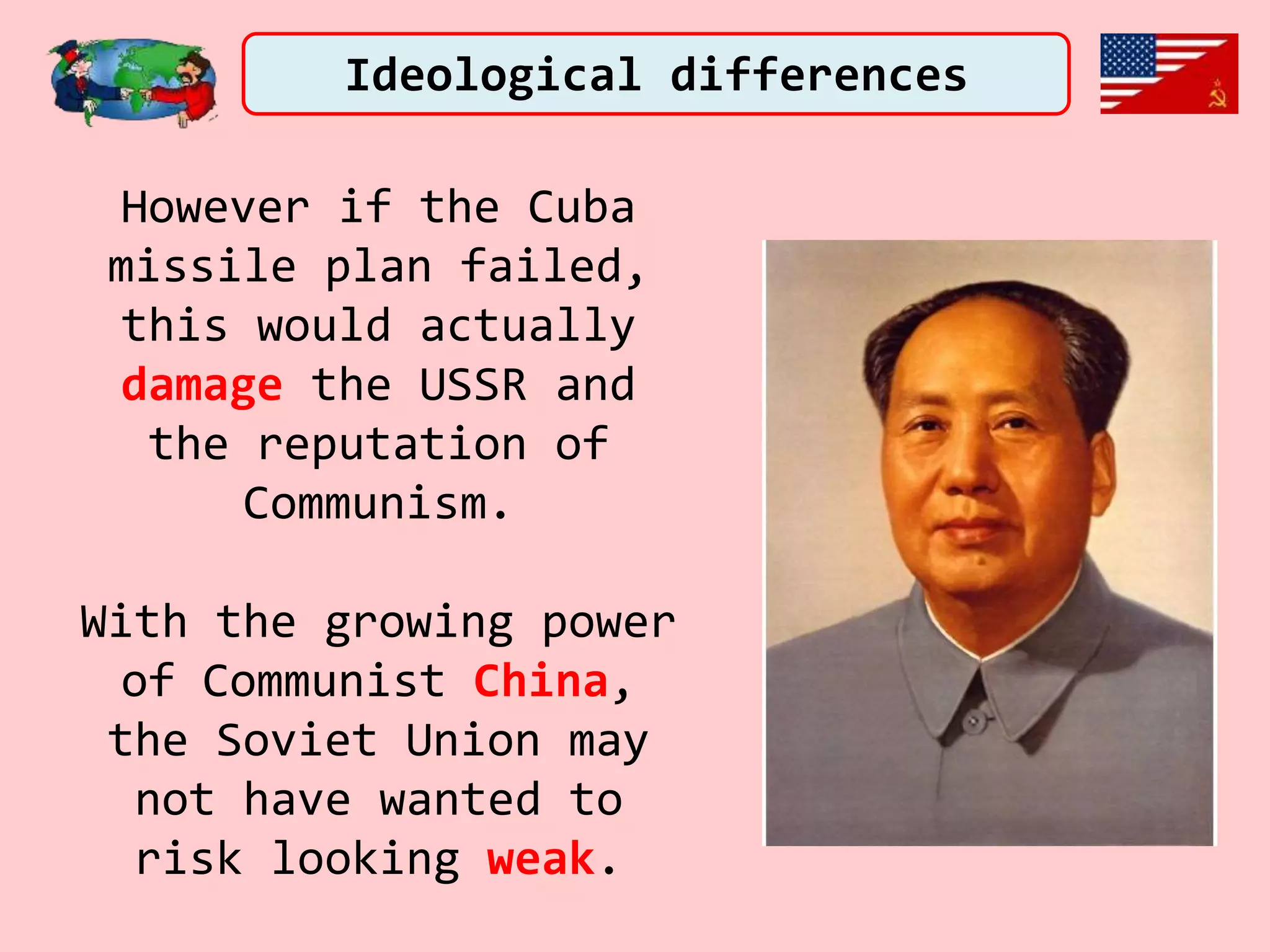 Causes of the Cuban Missile Crisis - Ideological differences | PPT