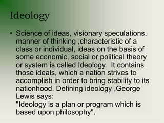 Ideological rationale | PPTX