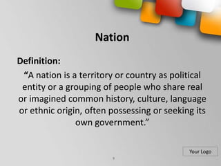 Ideological rationale (Two Nation Theory) | PPTX