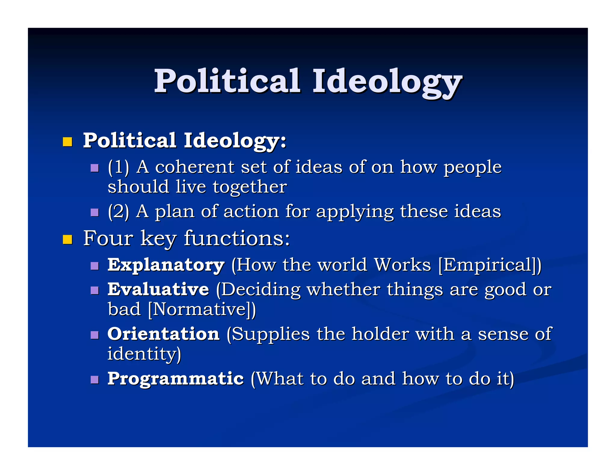 Ideologies | PDF