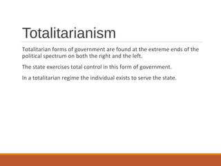 Ideologies & Political Spectrum | PPT