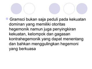 Ideologi, hegemoni | PPT