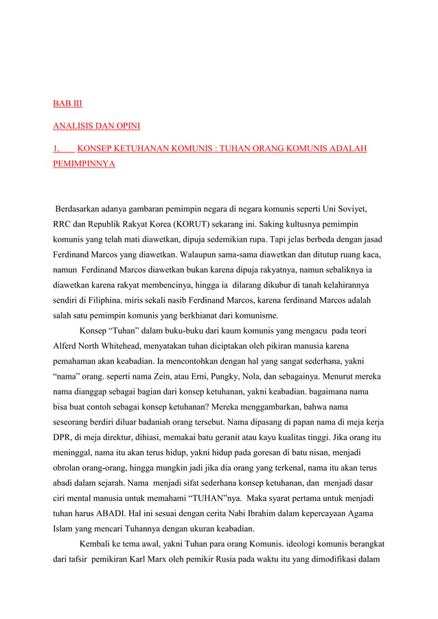 Ideologi Komunis | PDF