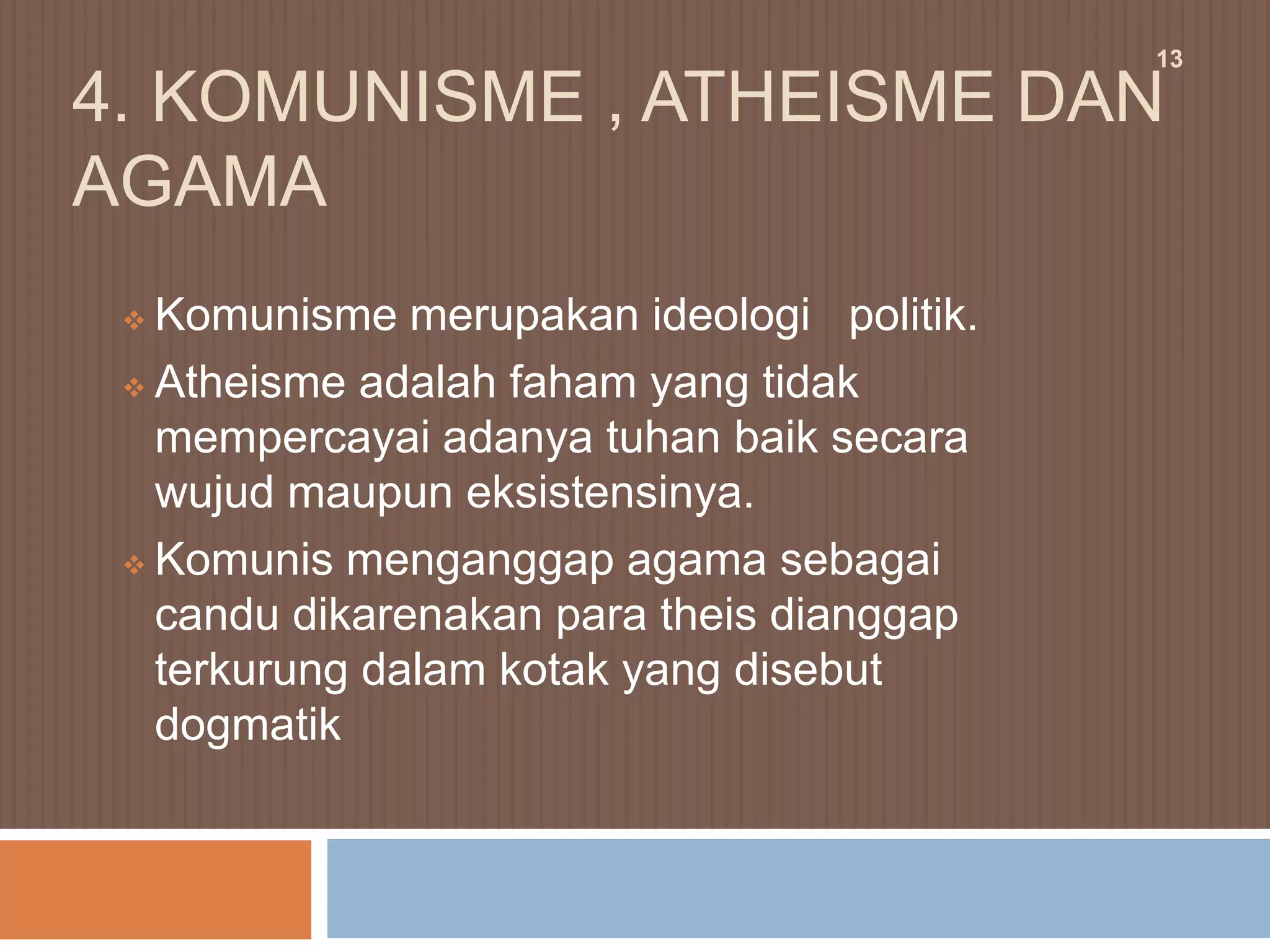 Ideologi politik komunis. | PPT
