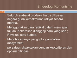 Ideologi politik komunis. | PPTX