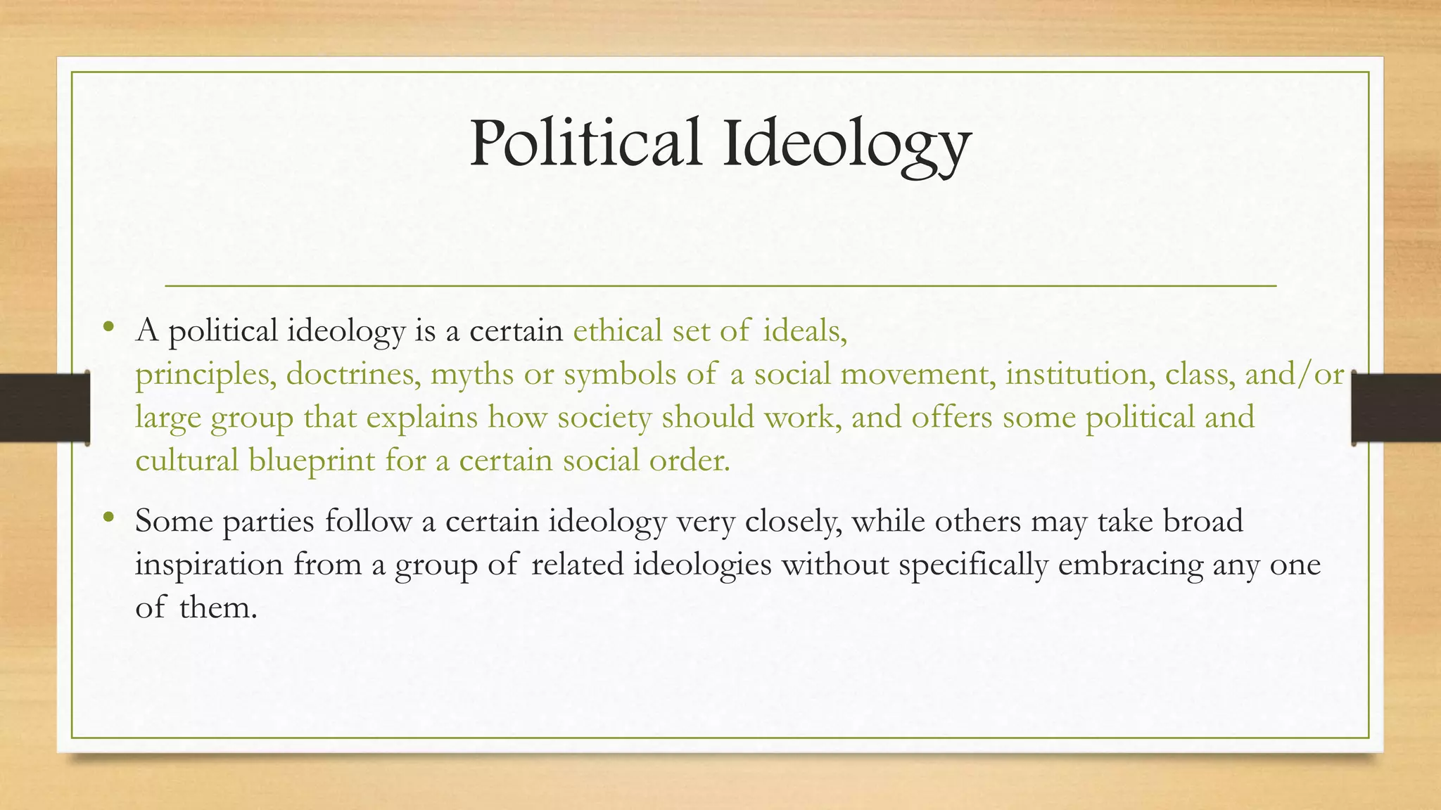 Ideology | PPTX