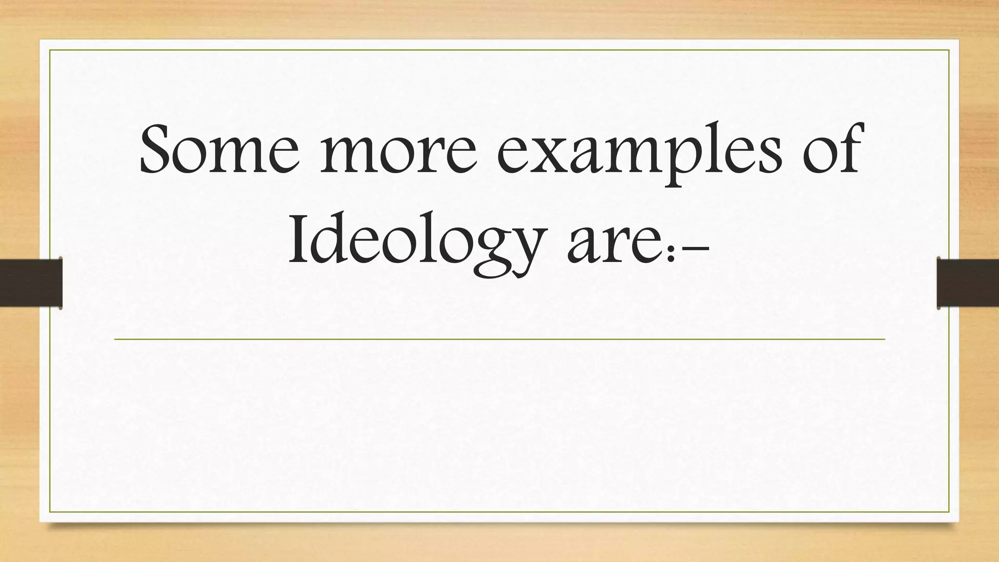 Ideology | PPTX | Islam | Religion & Spirituality