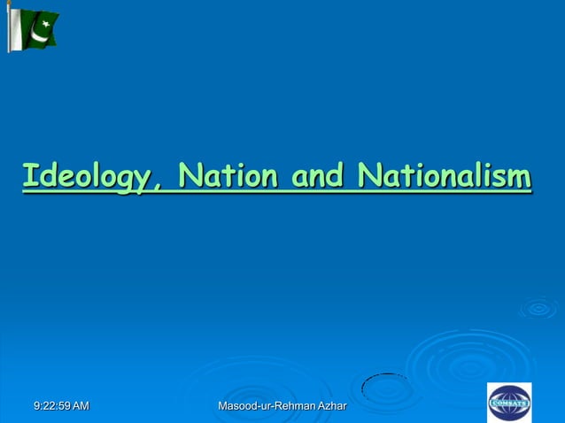 Ideology and nation | PPT