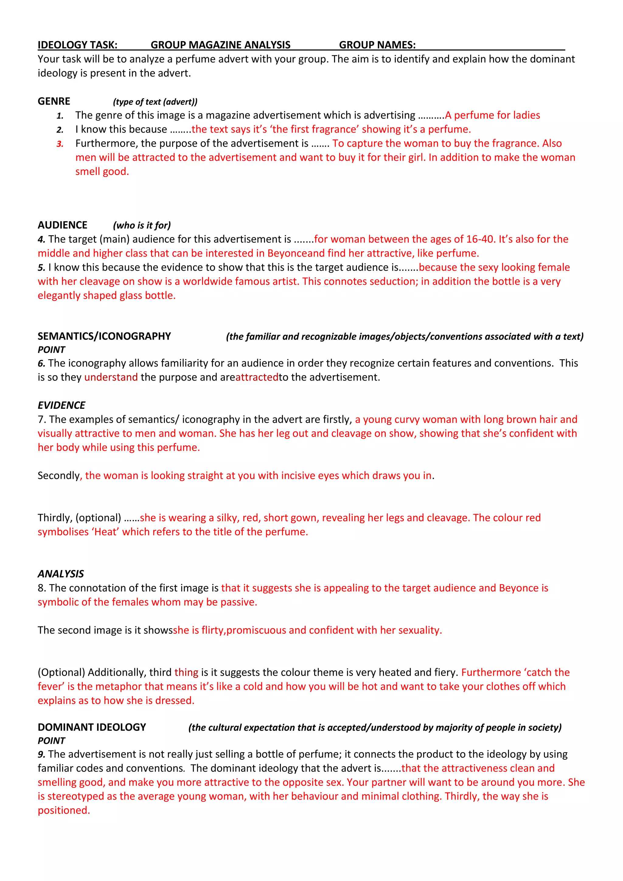 Ideology e sentence starters group 1 & 2 | PDF Ideology e sentence starters group 1 & 2 | PDF