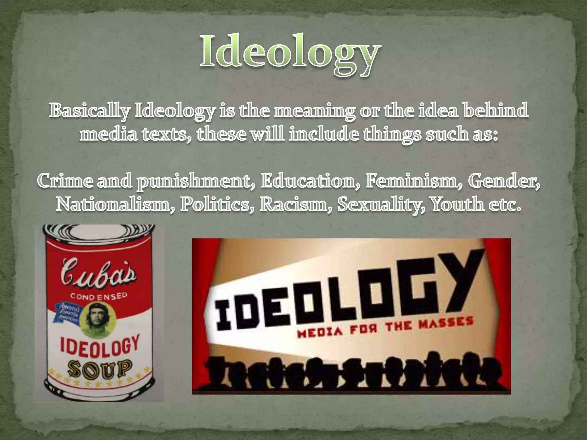 Ideology, Representation, Star image | PPTX