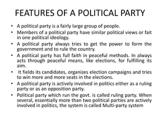 Ideology of different political parties | PPTX | Hinduism | Religion ...