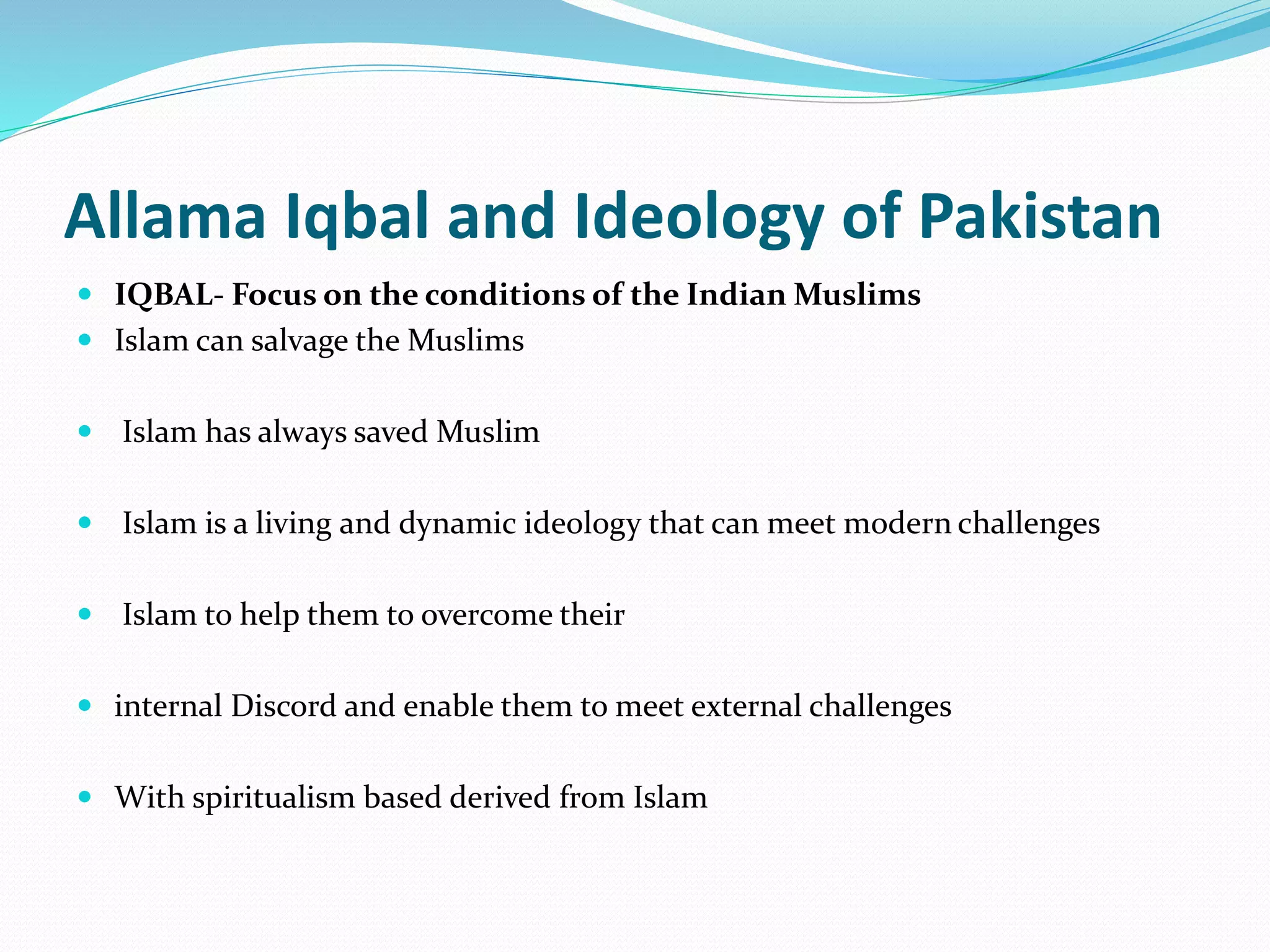 Ideology of pakistan | PPTX