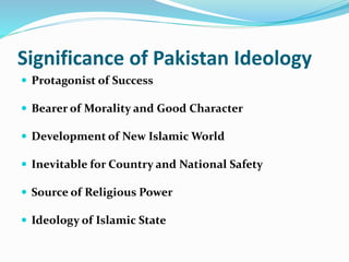 Ideology of pakistan | PPTX