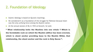 Ideology of Pakistan - Quaid e Azam.pptx
