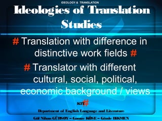 Ideology & translation | PPT