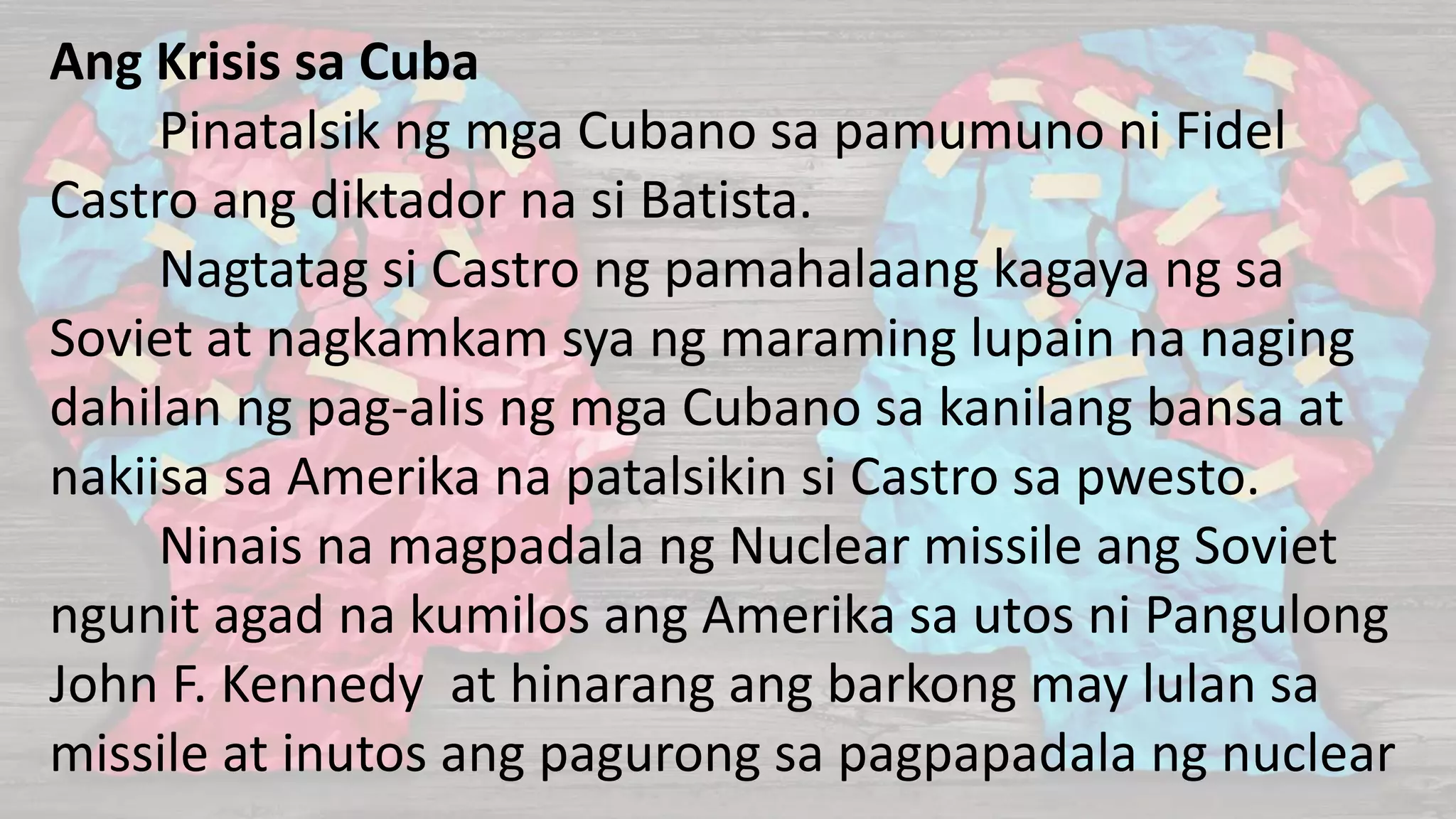 Mga Ideolohiya at Cold War | PPTX