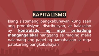 IDEOLOHIYA grade VII fourth quarter MELC based Ideolohiya History | PPT