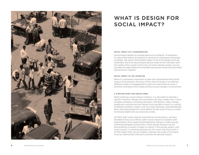 Design for Social Impact - A IDEO How-to Guide | PPT