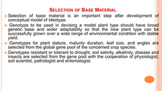 Ideotype breeding | PPTX