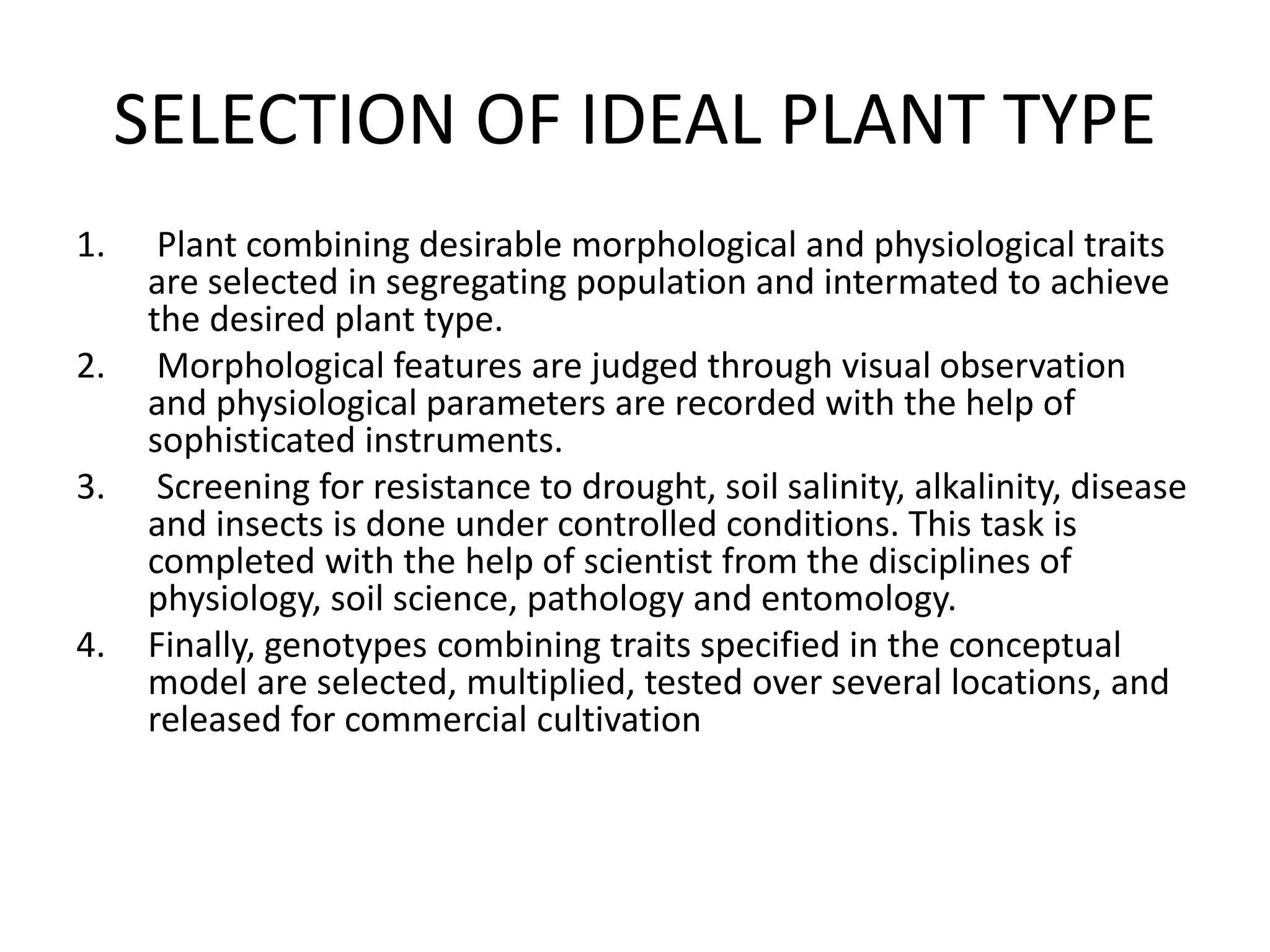 Ideotype breeding | PPTX