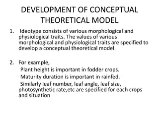Ideotype breeding | PPTX