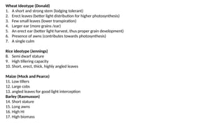 Ideotype breeding.pptx .....,............. | PPTX
