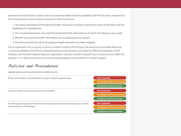 HIPAA Final Omnibus Rule Playbook | PPT