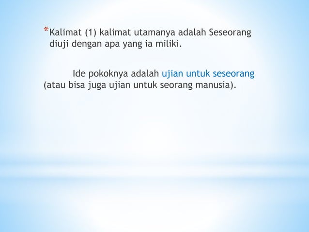 Ide pokok, kalimat utama, dan kalimat | PPTX