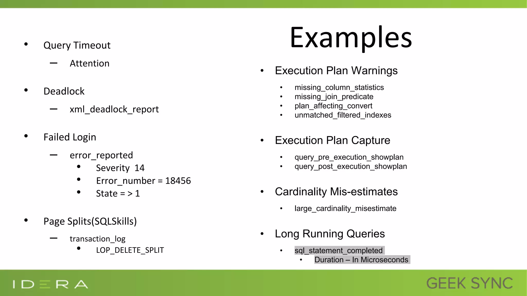 Geek Sync | Extended Events: What Are They and How Do I Use Them? | PPT