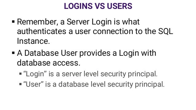 Geek Sync | SQL Security Principals and Permissions 101