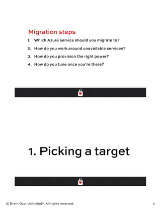 Geek Sync | Planning a SQL Server to Azure Migration in 2021 - Brent Ozar | PDF