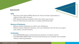 Be Proactive: A Good DBA Goes Looking for Signs of Trouble | IDERA | PPTX | Databases | Computer ...