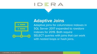 Benefits of SQL Server 2017 and 2019 | IDERA | PPT