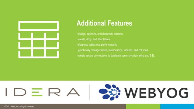 Benefits of Third Party Tools for MySQL | IDERA | PPTX