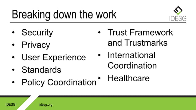 Identity Ecosystem Framework: Establishing rules of the road for ...