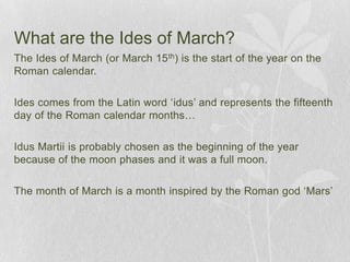 Ides of march | PPTX
