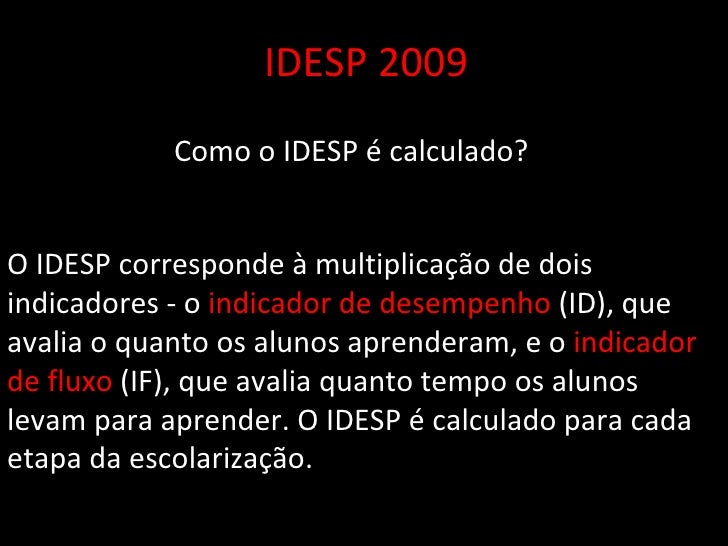 Idesp 2009