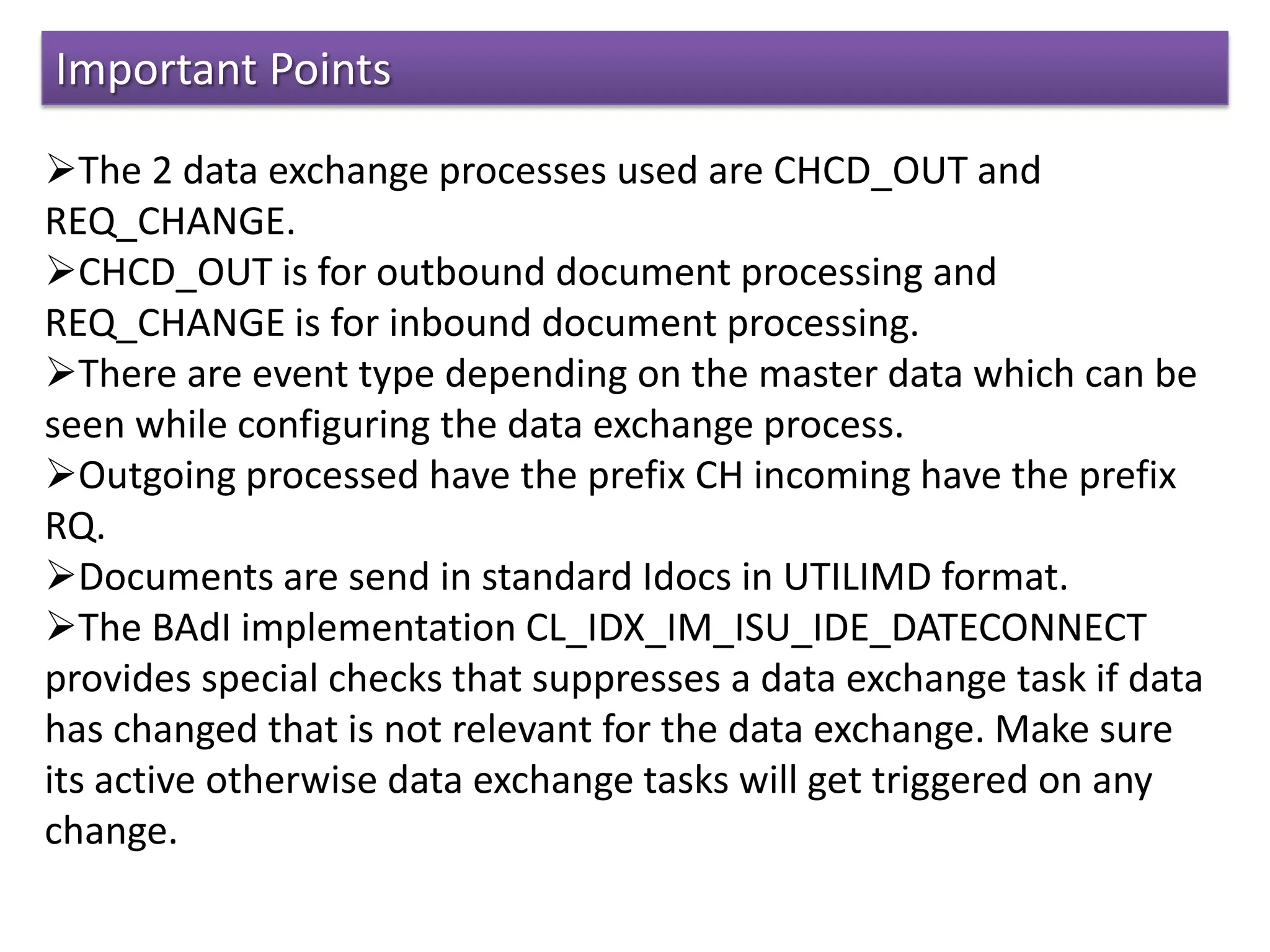 IDE Synchronizing Change Documents for Master Data Changes | PPT