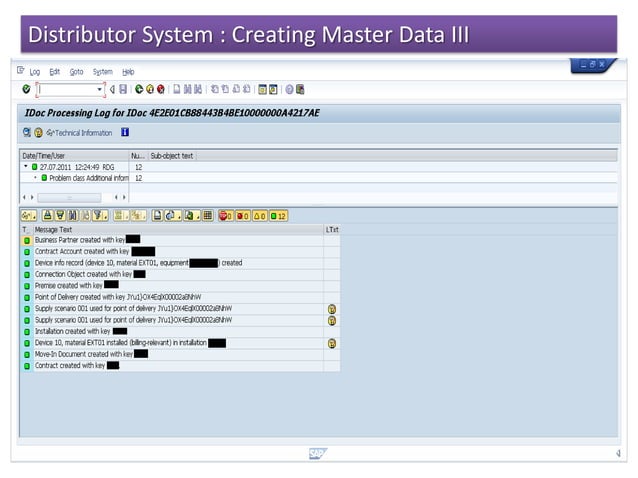 IDE Synchronizing Change Documents for Master Data Changes