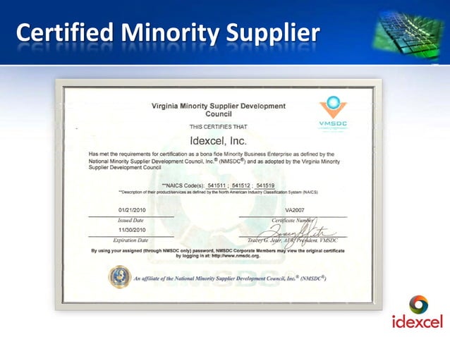 Idexcel Corporate Overview | PDF