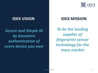 IDEX - Enabling the Mass Market for Secure ID | PPT