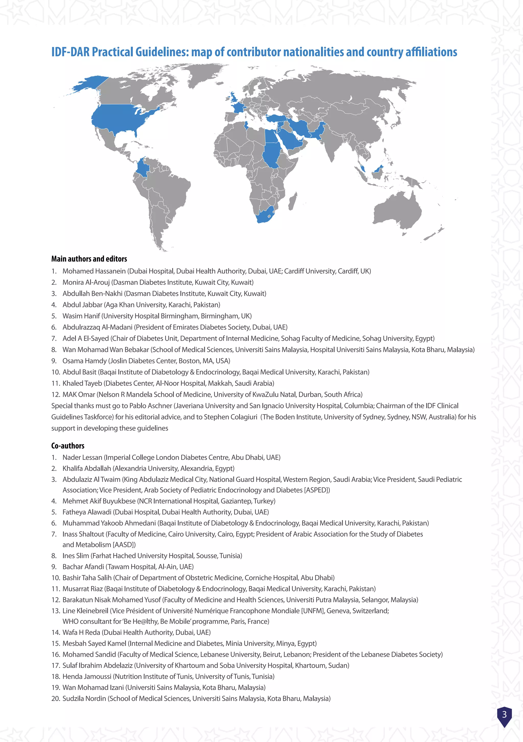 Practical Guidelines Diabetes and Ramadan (DAR) | PDF