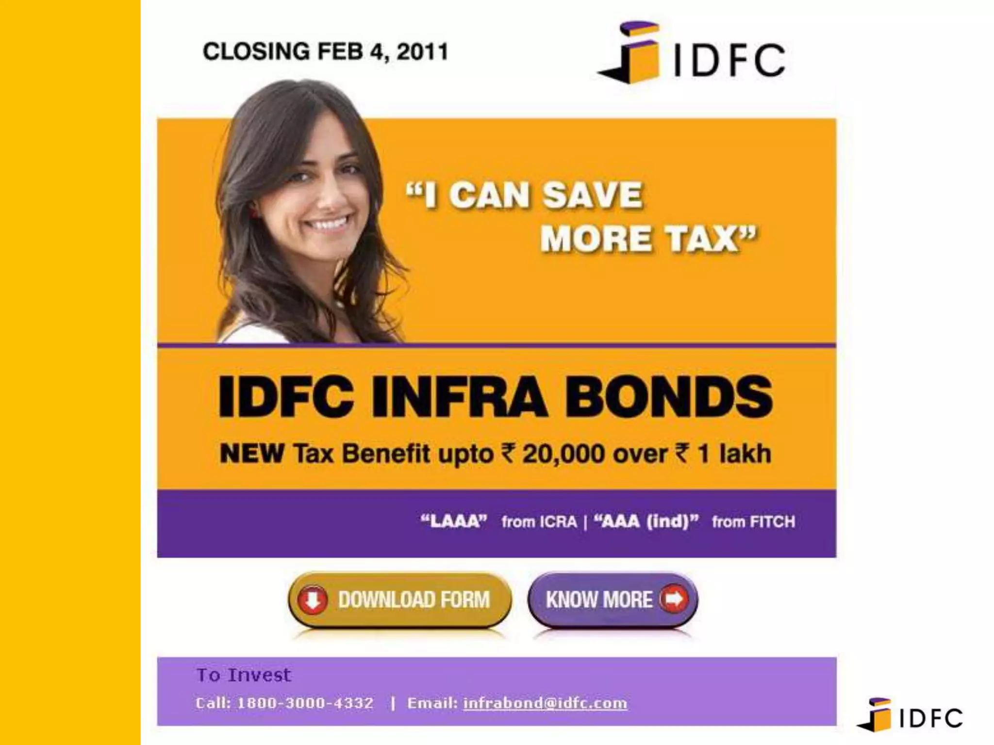 IDFC Infra Bond | PPTX