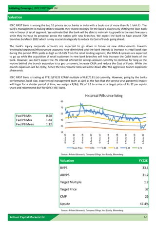 IDFC FIRST Bank Initiating Coverage | PDF