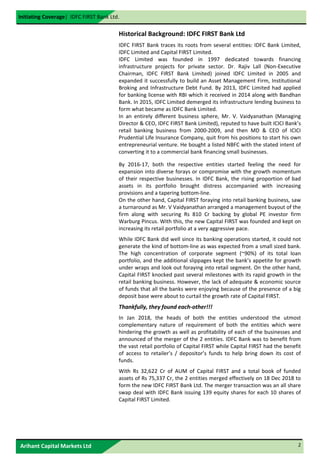 IDFC FIRST Bank Initiating Coverage | PDF