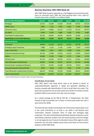 IDFC FIRST Bank Initiating Coverage | PDF