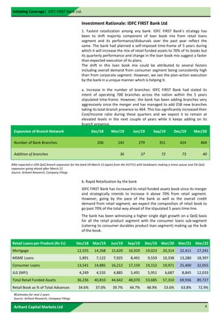 IDFC FIRST Bank Initiating Coverage | PDF
