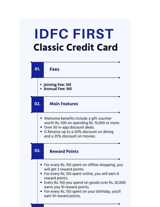 IDFC FIRST Classic Credit Card | PDF