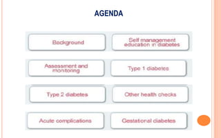Idf course module 2 overview of diabetes management | PPTX