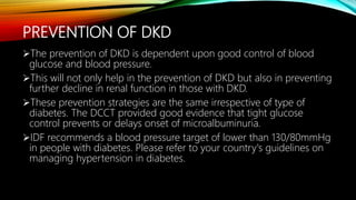 Idf course module 3 diabetic nephropathy | PPTX